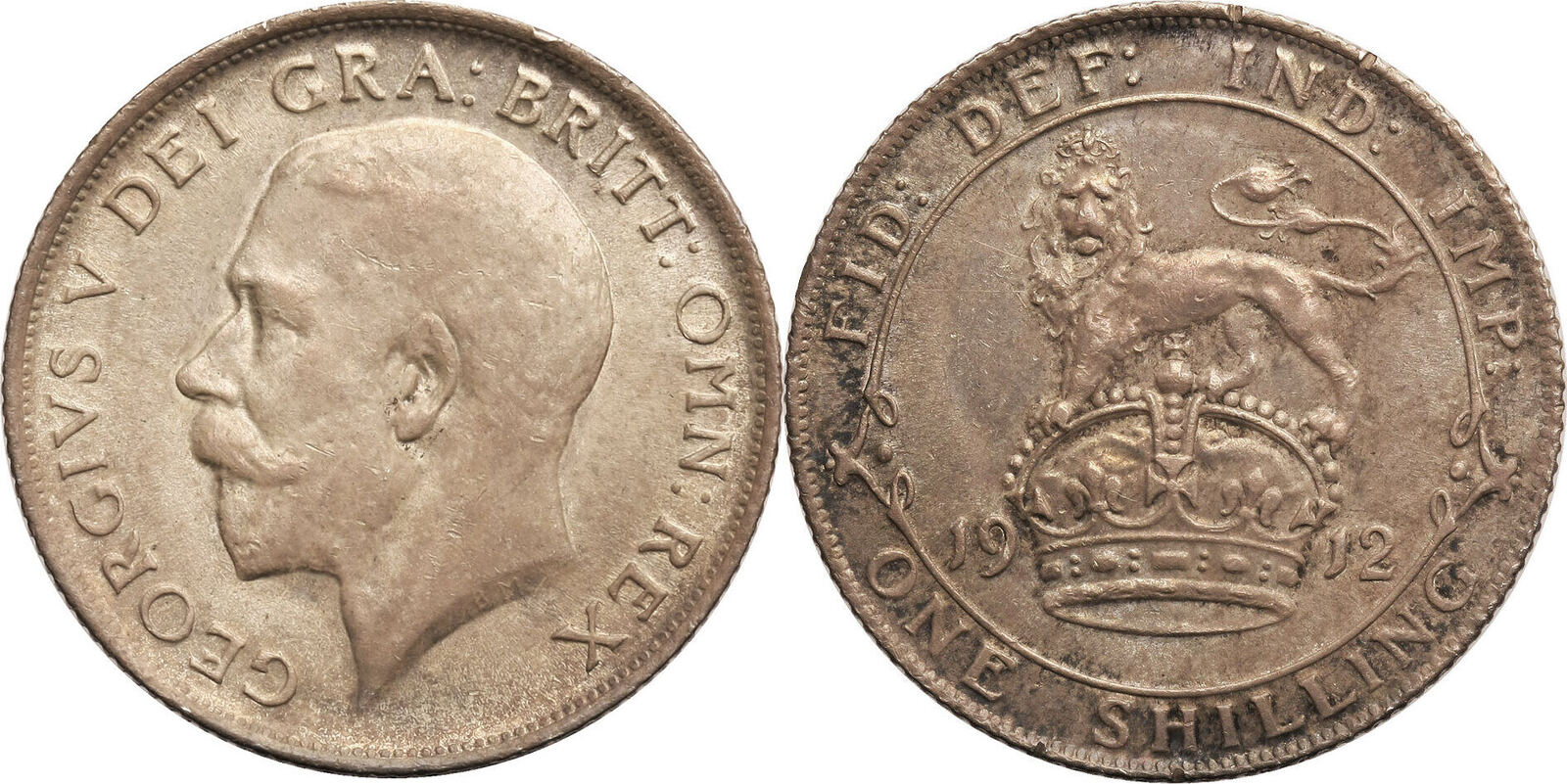 Great Britain Shilling 1912 George V XF+/XF | MA-Shops