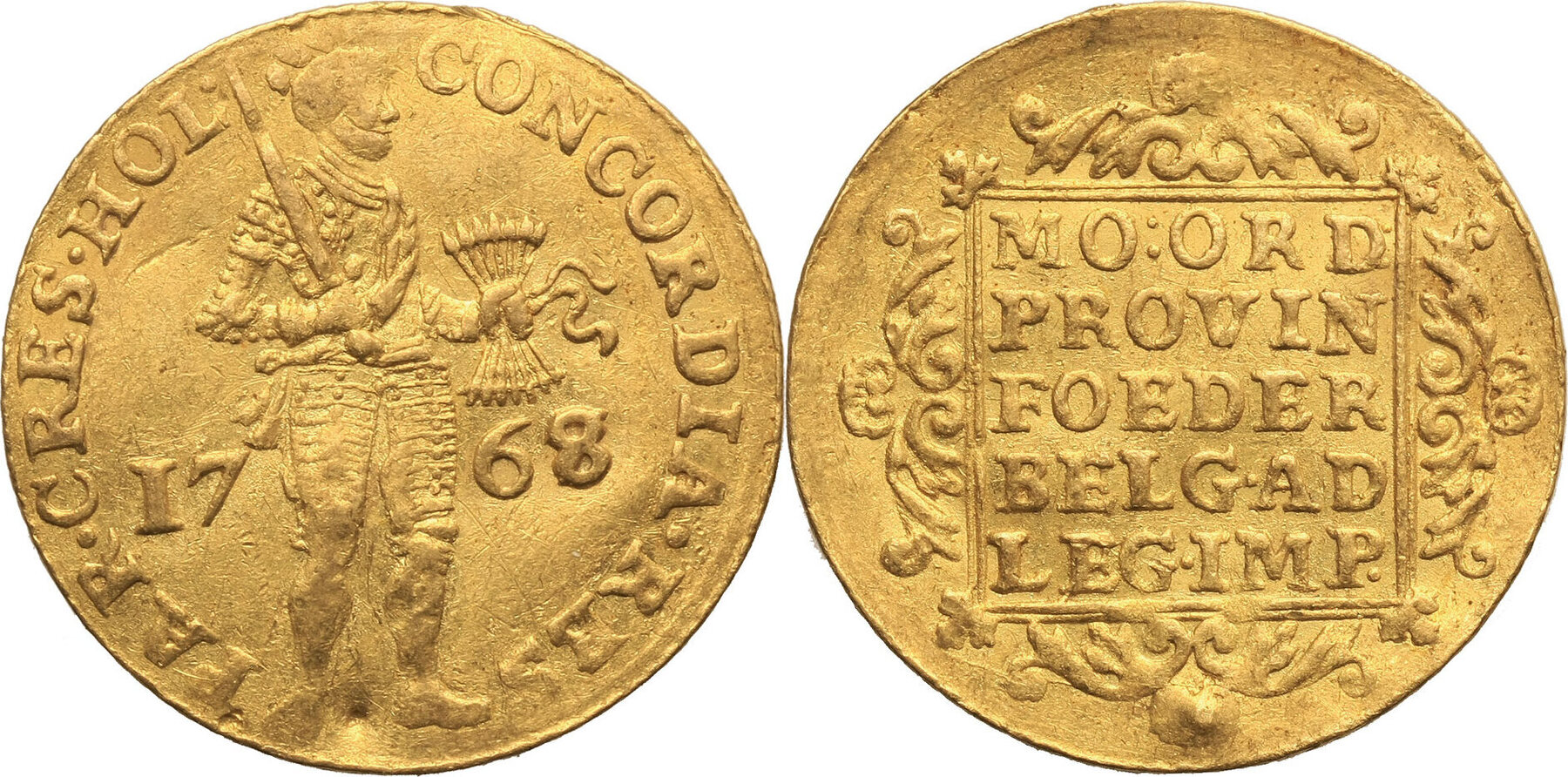 Netherlands - Holland Ducat (Gouden Dukaat) 1768 / 1767 very rare ...
