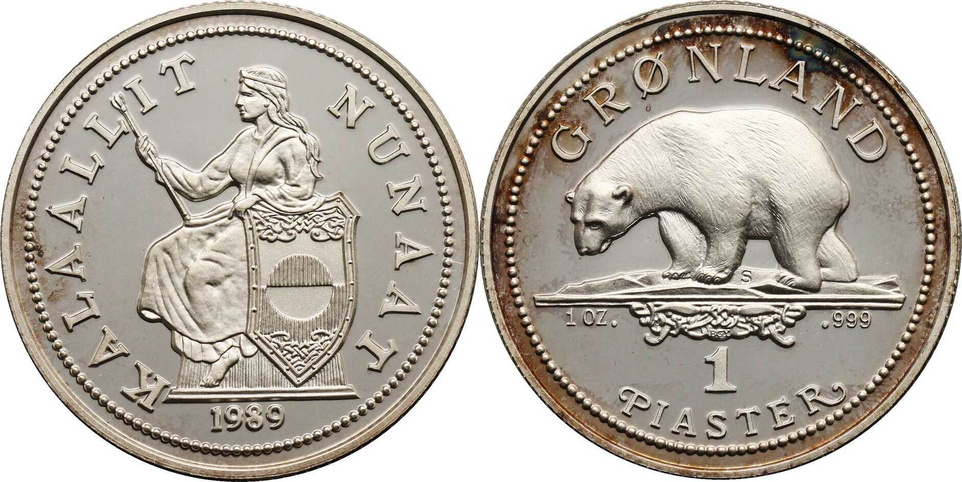 Greenland Piaster 1989 Proof | MA-Shops