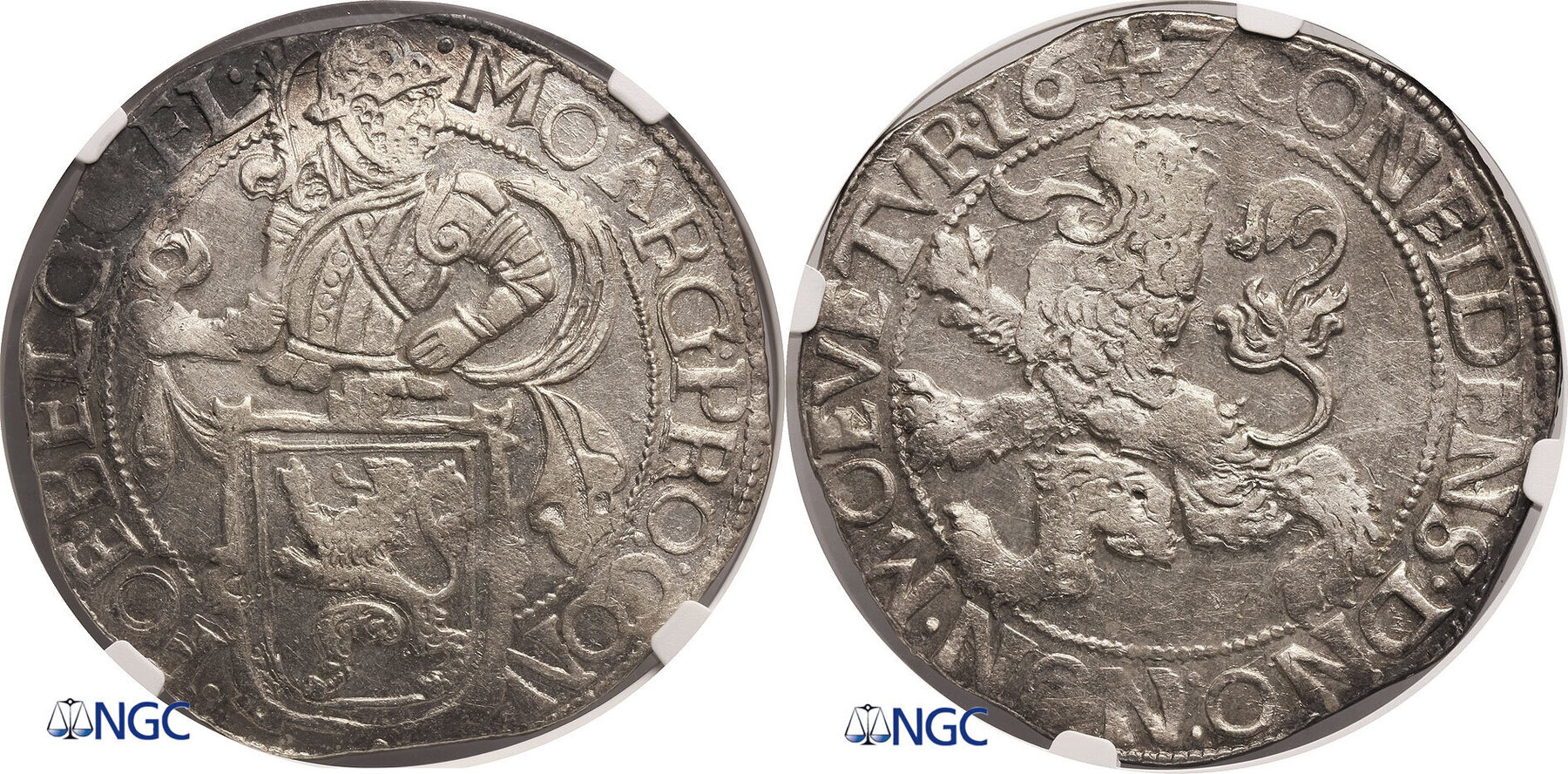 Netherlands, Gelderland (Geldern) Leeuwendaalder / Lion Daalder 1647 ...