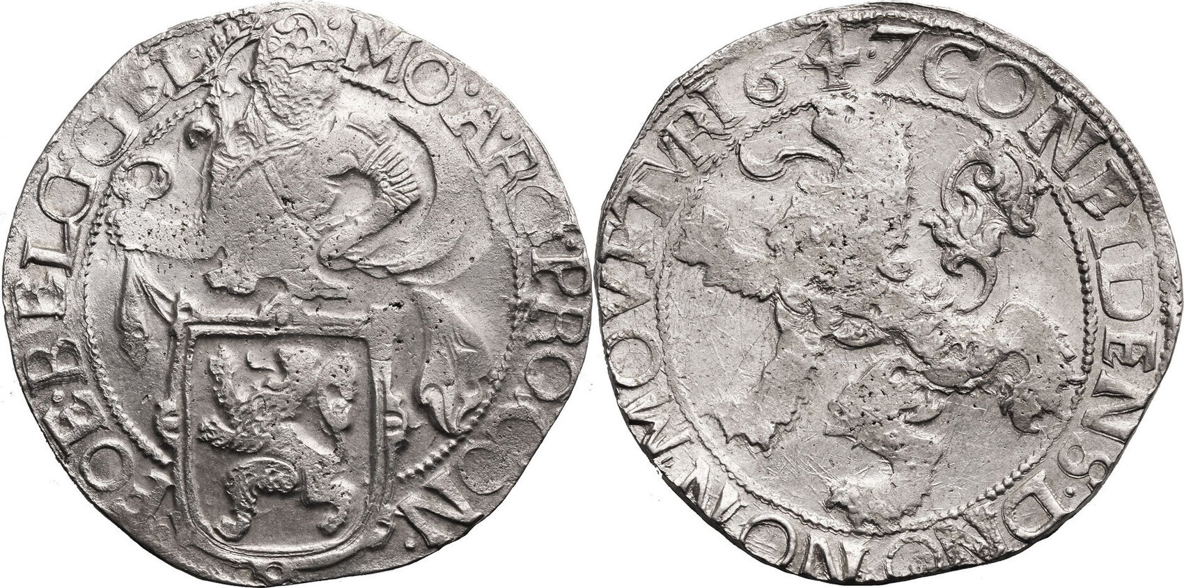 Netherlands, Gelderland (Geldern) Leeuwendaalder / Lion Daalder 1647 ...