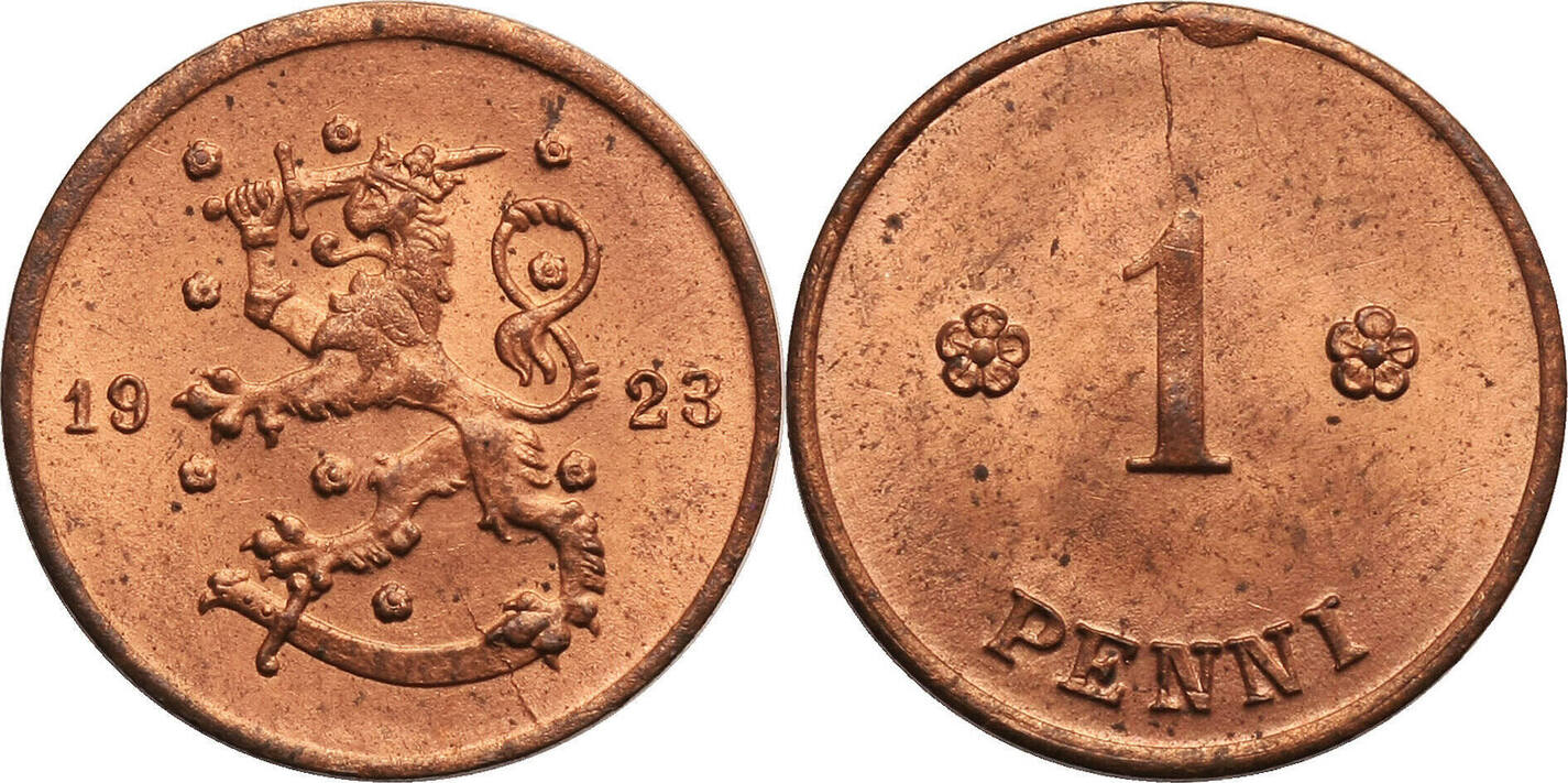 Finland 1 Penni 1923 UNC | MA-Shops
