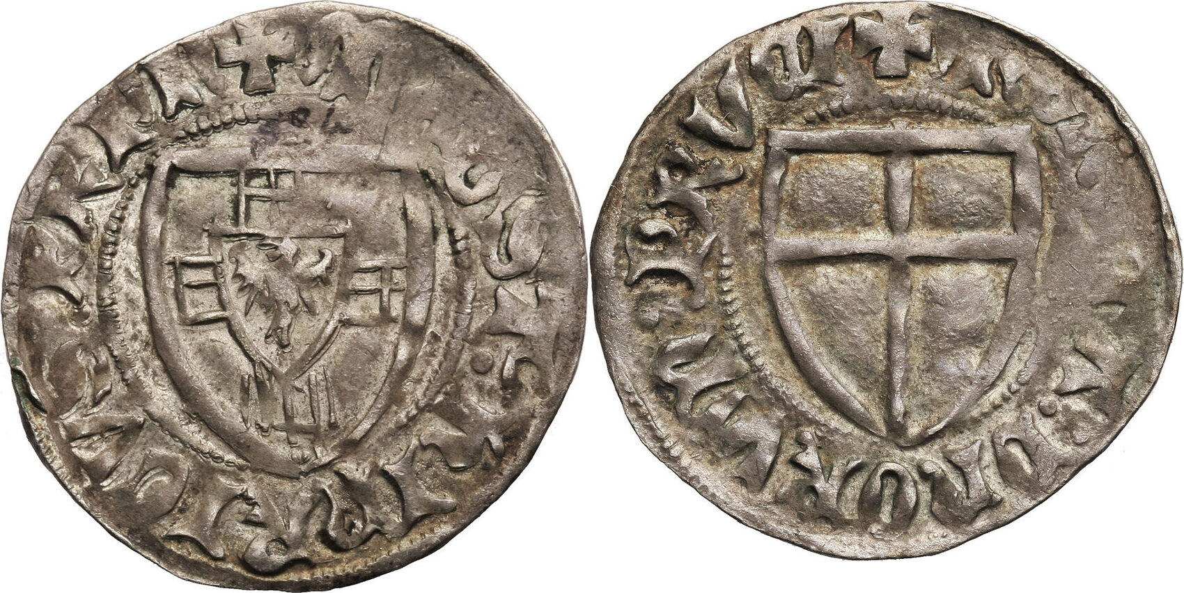 Teutonic Order / Deutscher Orden Schilling ND (1410-1413) Heinrich I ...