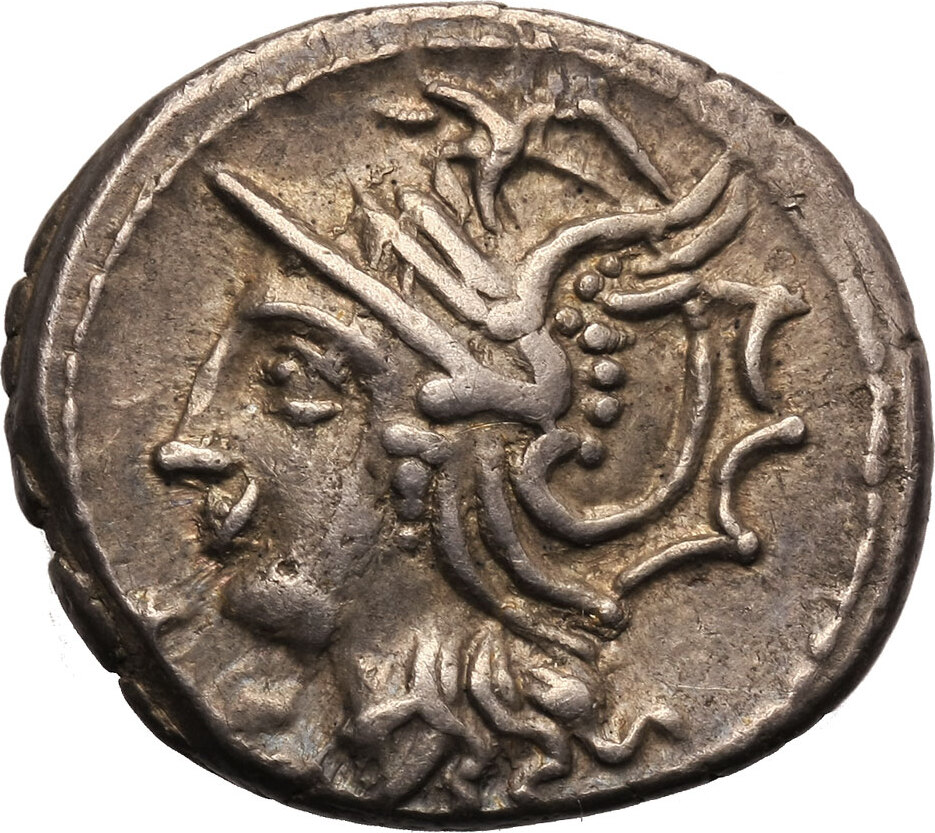 The Roman Republic AR Denarius 104 BC Lucius Appuleius Saturninus VF+ ...