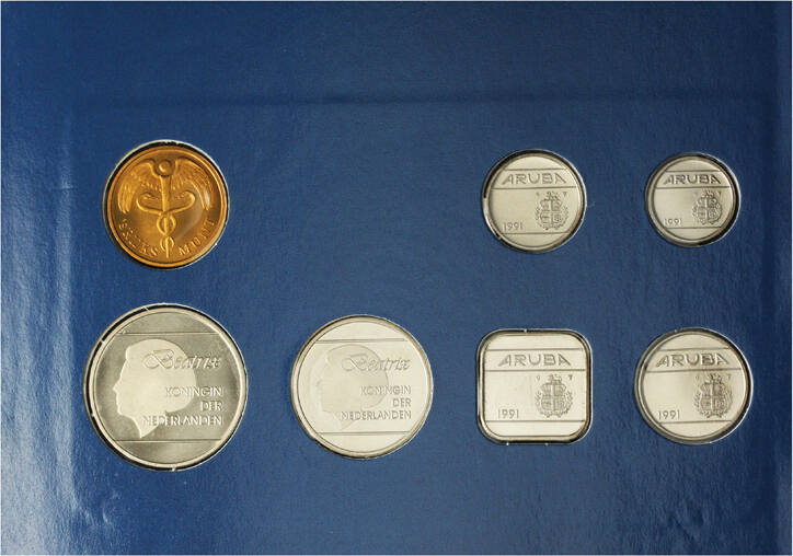 Aruba Mint Set - 6 pcs. 1991 BU | MA-Shops