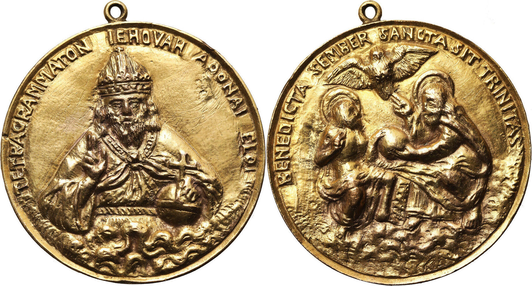 Holy Roman Empire Religion Trinity Medal XVI cen. VF | MA-Shops