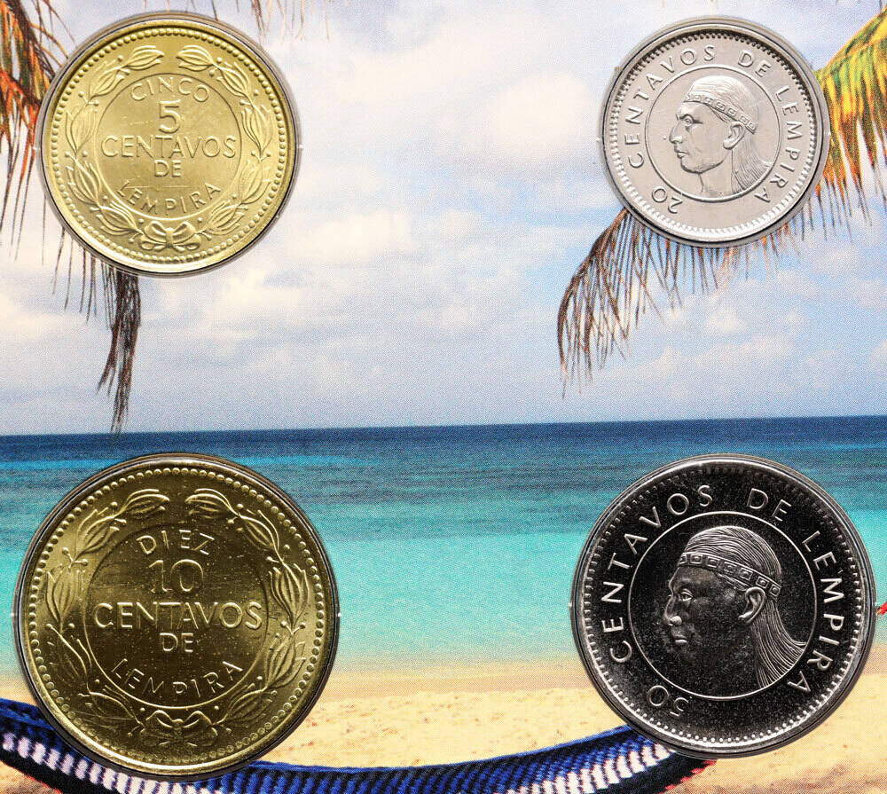 Honduras Set of circulation coins 1999 - 2006 UNC | MA-Shops