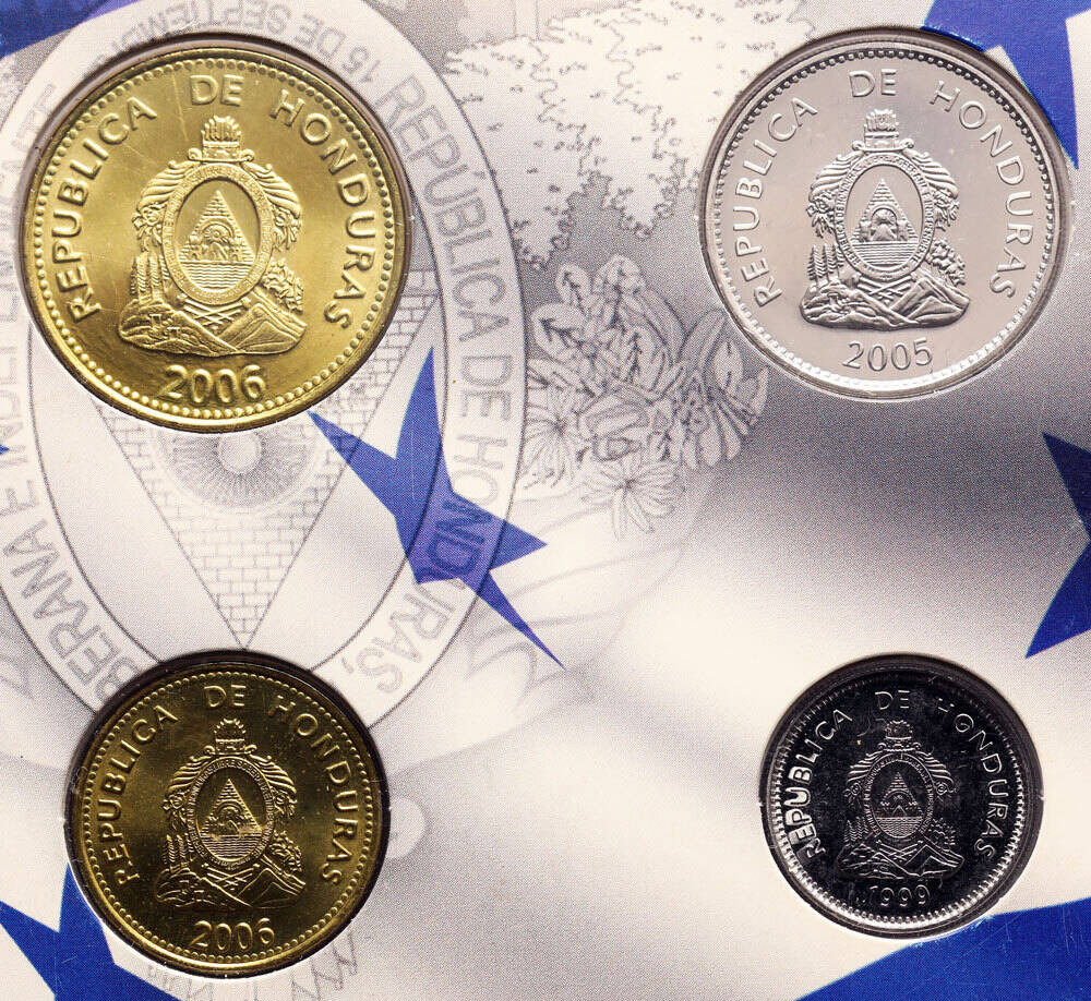 Honduras Set of circulation coins 1999 - 2006 UNC | MA-Shops