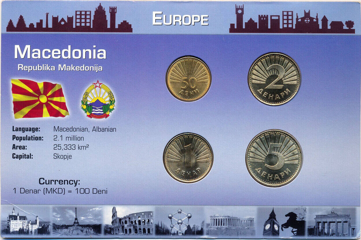 Macedonia Set of circulation coins 1993 UNC | MA-Shops