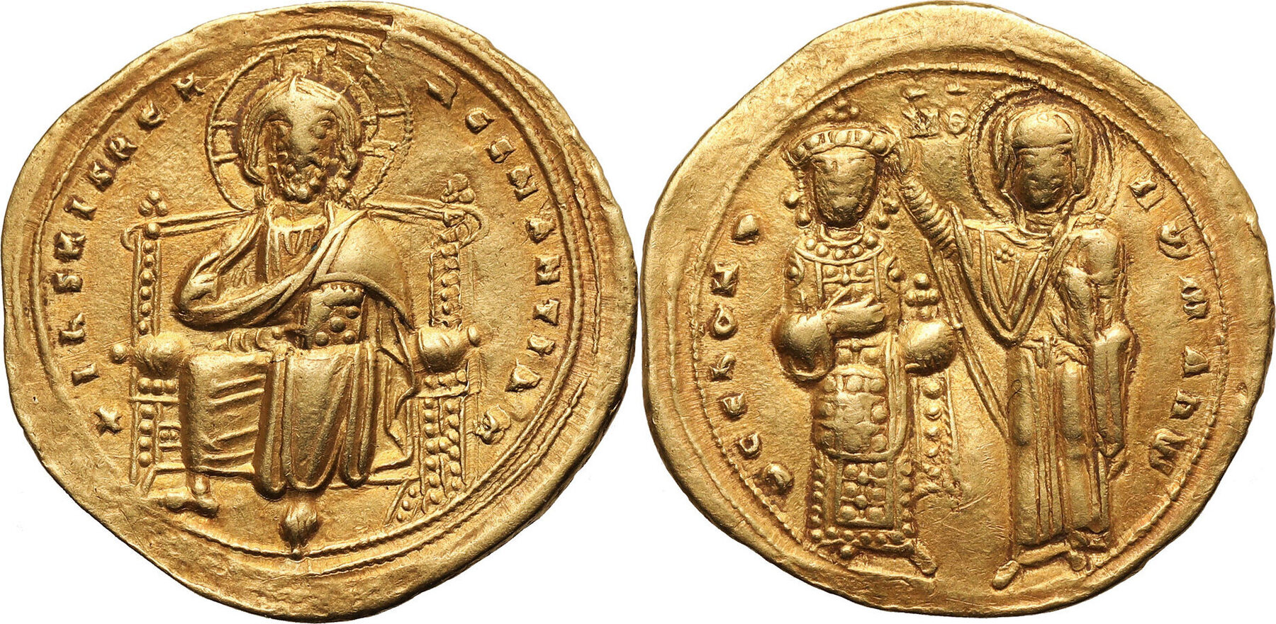 Byzantine Empire AV Histamenon nomisma ND Romanus III Argyrus, 1028 ...