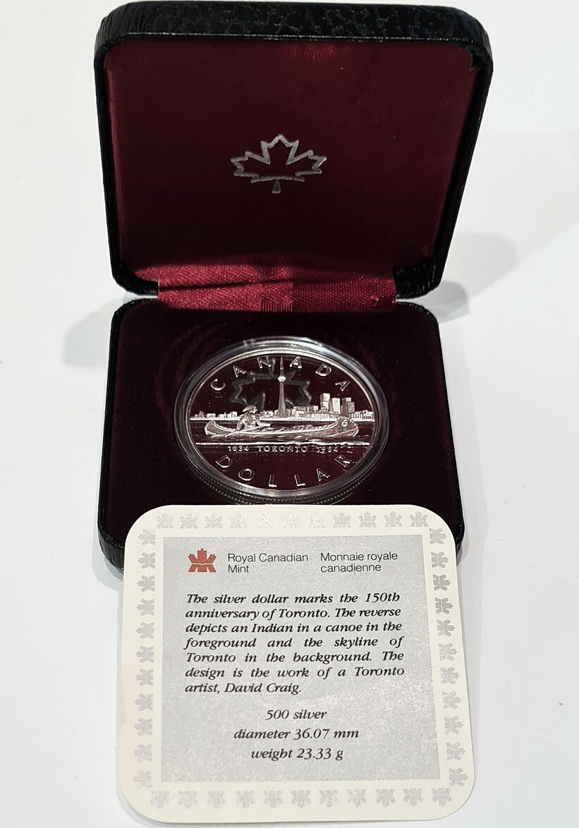 Canada Dollar 1984 150th Anniversary Toronto Proof | MA-Shops