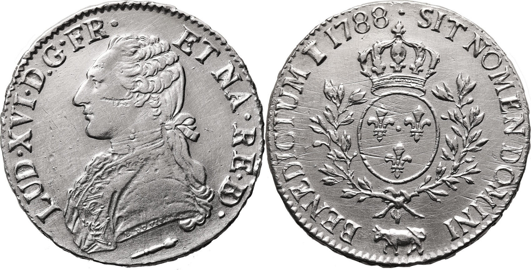 France, Louis XVI Ecu 1788 VF-XF | MA-Shops
