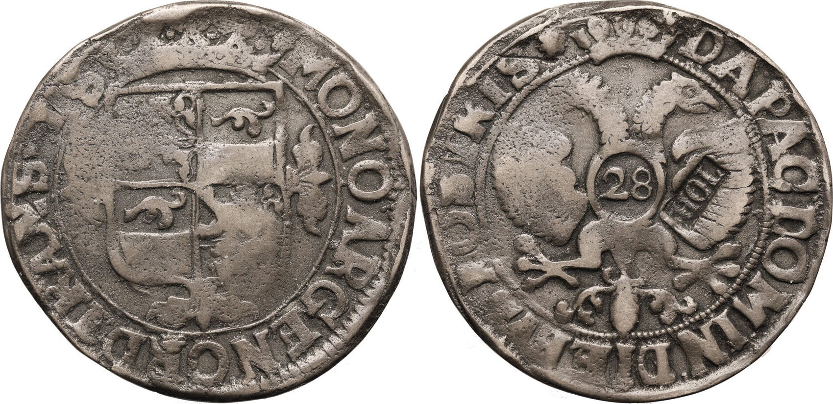 Netherlands, Overijssel 28 Stuivers (Florijn / Gulden) ND VF | MA-Shops