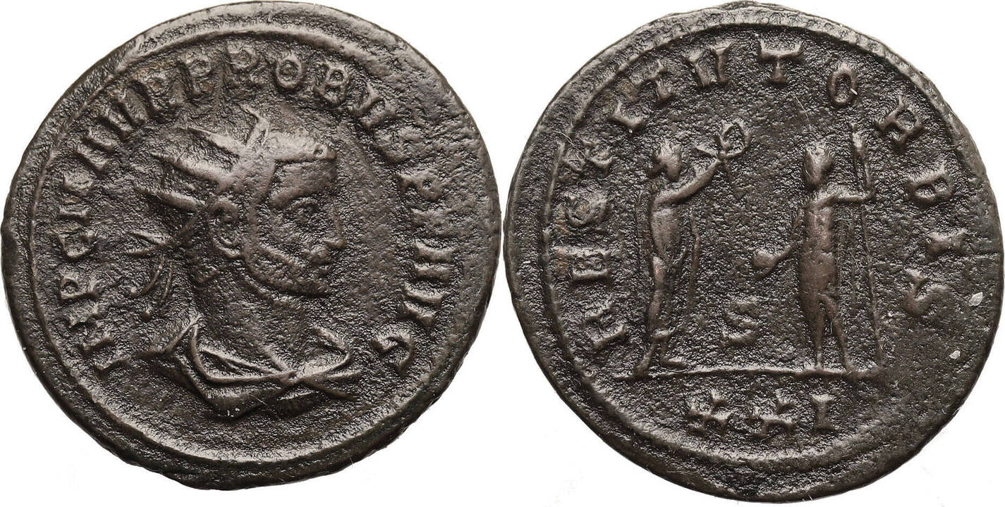 Roman Empire. Probus Antoninian 280/ 281 AD Antioch / RESTITVT ORBIS ...