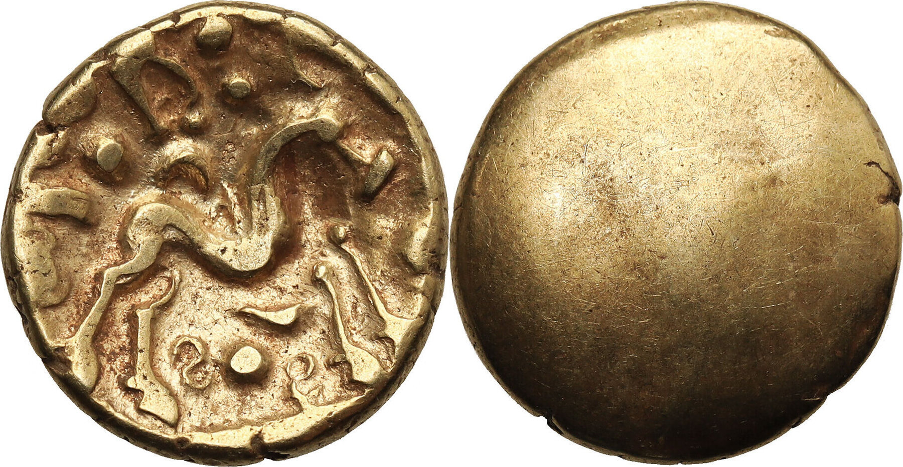 Celts, Northern Gaul. Ambiani Gold stater ca. 60-30 BC XF+ | MA-Shops