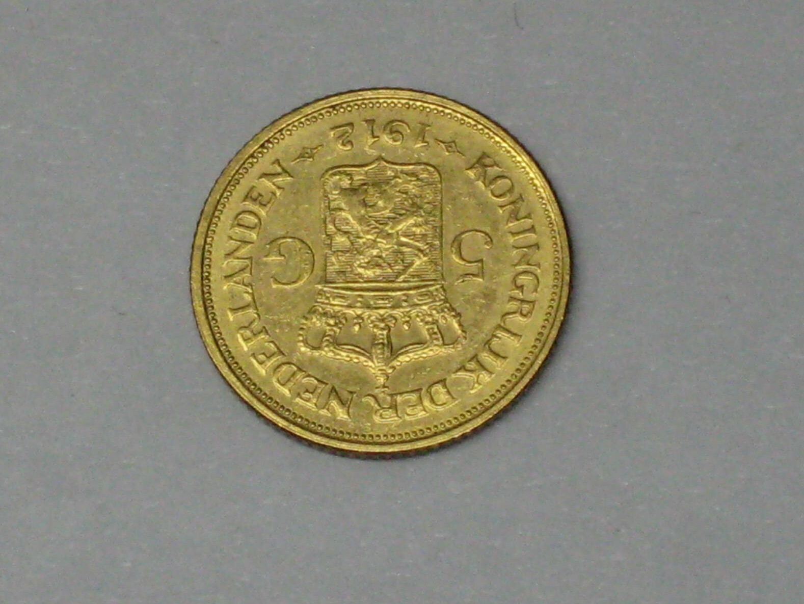 Niederlande 5 Gulden 1912 Gold Wilhelmina tolle Erhaltung bu | MA-Shops