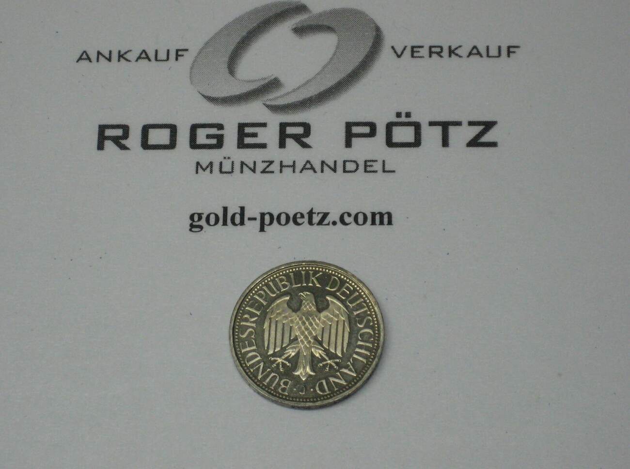 BRD 1 DM 1995 J Kursmünze aus Originalrolle UNC | MA-Shops