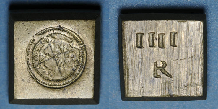 WEIGHTS 1474-1504 Espagne. Poids monétaire de 4 réaux de Ferdinand et ...