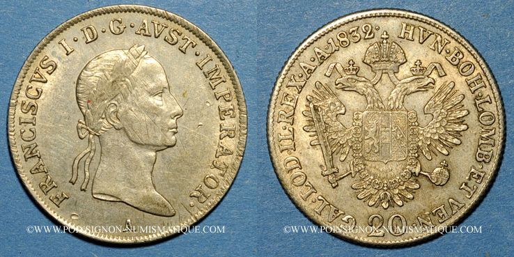 EUROPE 1832 A Autriche. François II, empereur du Saint Empire (1792 ...