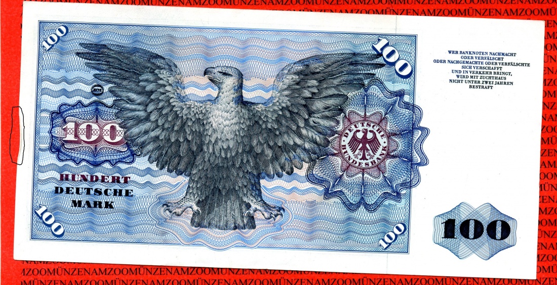 BRD,Deutsche Bundesbank 100 DM Deutsche Mark BRD Deutsche Bundesbank ...