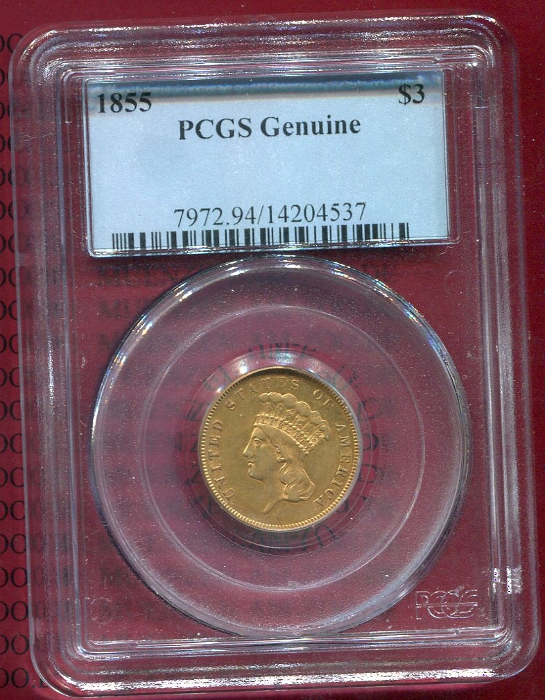 3 Dollars Indian Princess Head USA 3 Dollar Indianerprinzessin Sehr ...