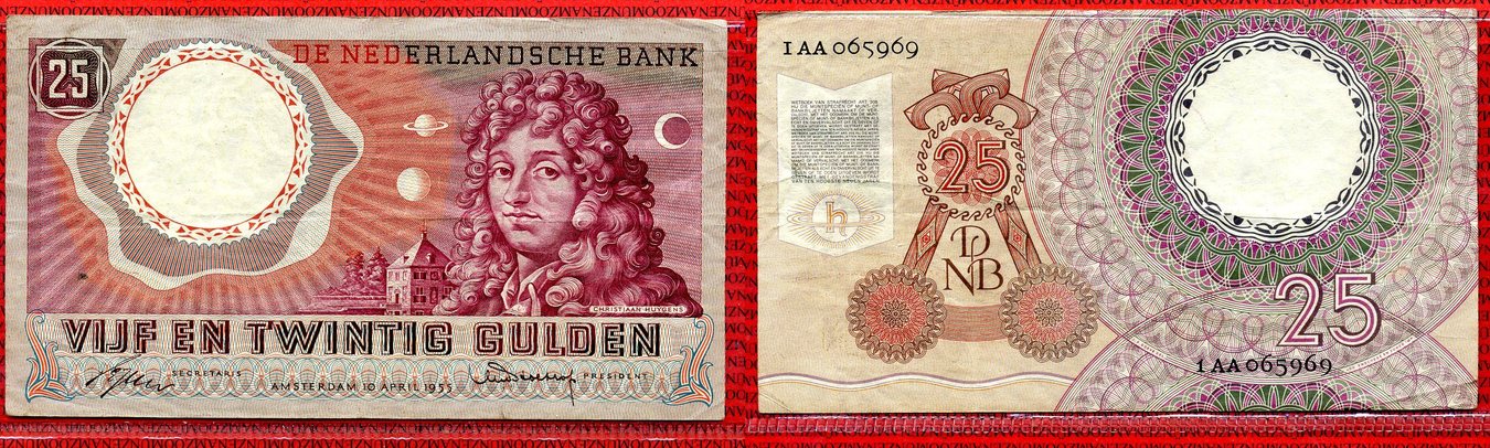 Niederlande, The Netherlands Niederlande 25 Gulden Amsterdam 10 ...