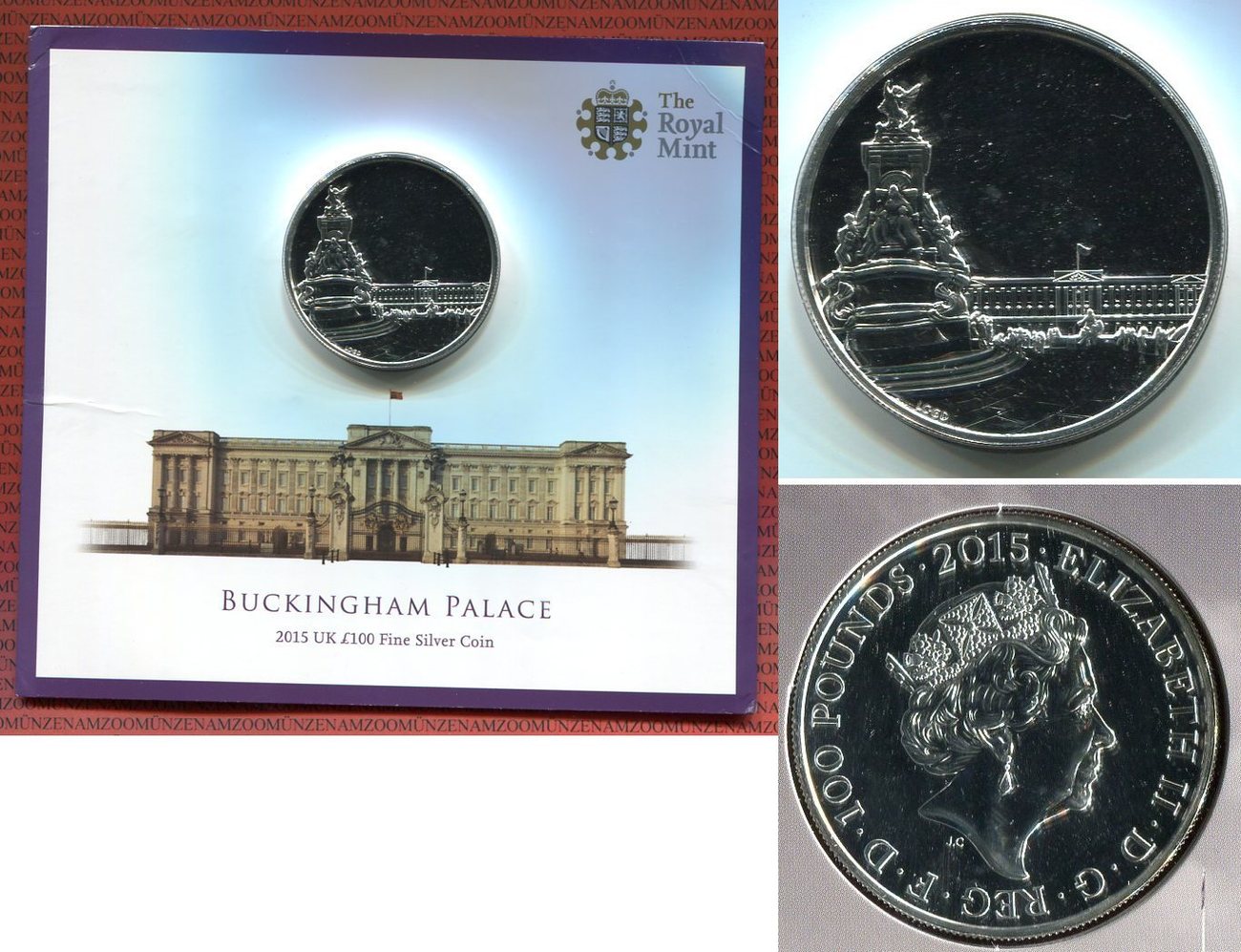 England, Great Britain, UK 100 Pfund, 100 Pounds 2015 Buckingham Palace ...