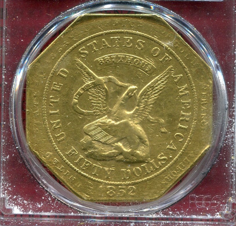 Fifty Dollar Gold Coin
