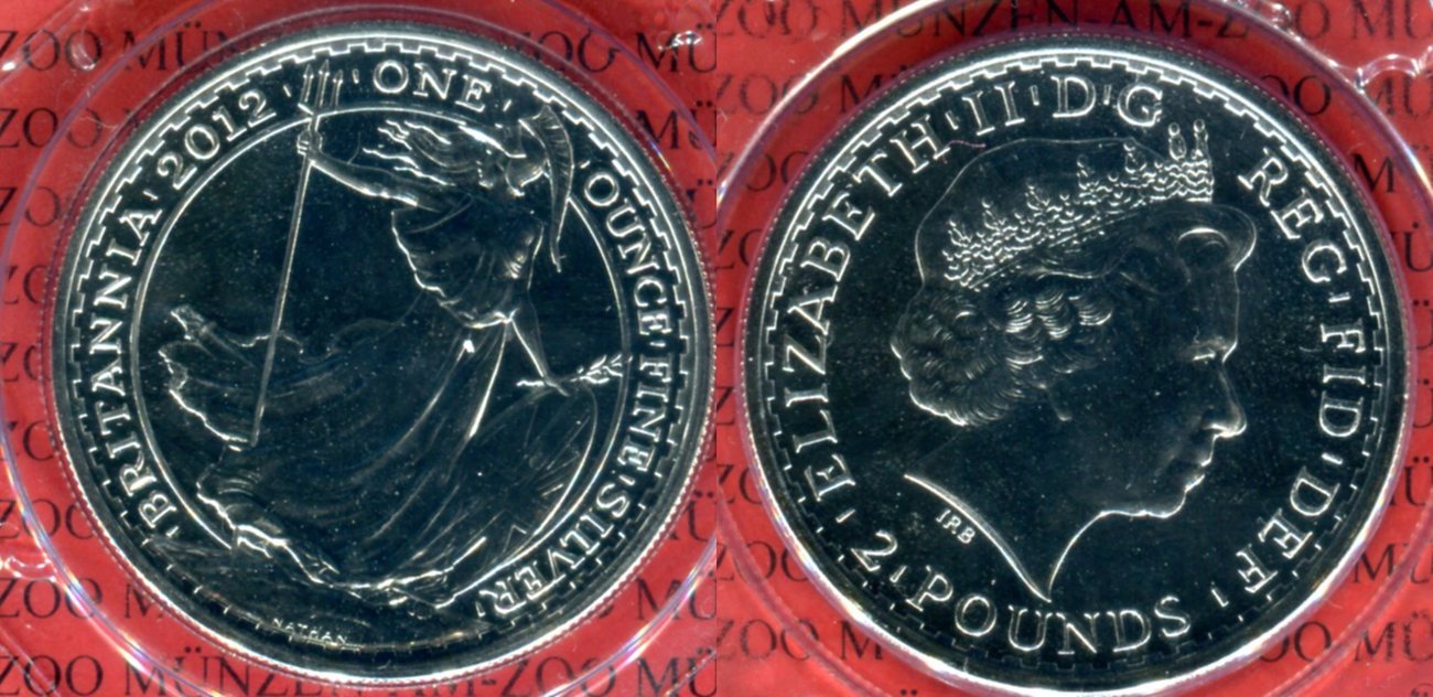 Großbritannien 2 Pounds 2012 Britannia unc | MA-Shops