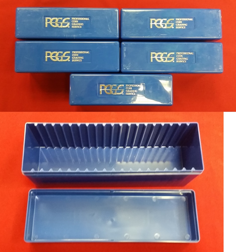 Deutschland, USA 5 Plastikboxen ohne Münzen 2016 Original Zubehör von ...