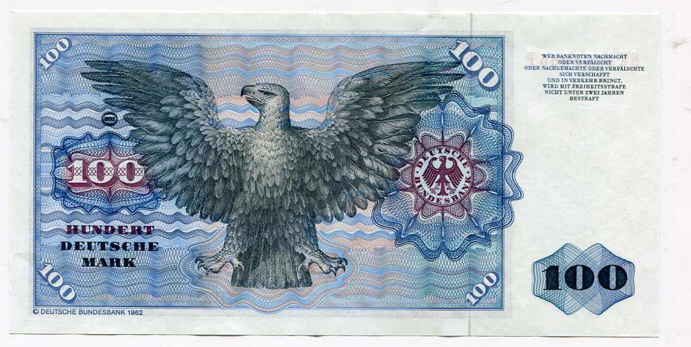 BRD,Deutsche Bundesbank 100 DM Deutsche Mark 1980,Ser NK ... P mit ...