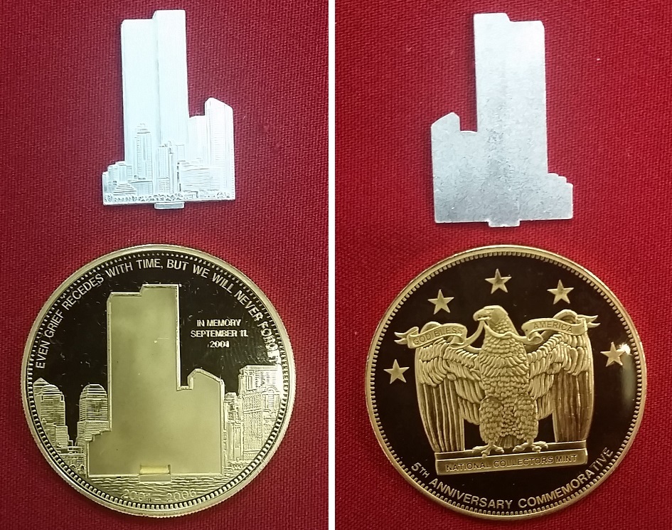 USA 2006 In Memory September 2011 - World Trade Center - Ku/Ni Medaille ...