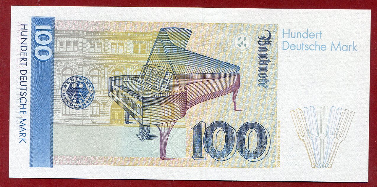 BRD,Deutsche Bundesbank 100 DM Deutsche Mark 1991 Clara Schumann I | MA ...