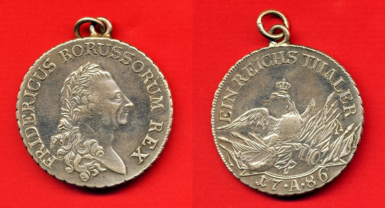 Brandenburg-Preussen Ein Reichs Thaler 1786 A Preussen Thaler ...