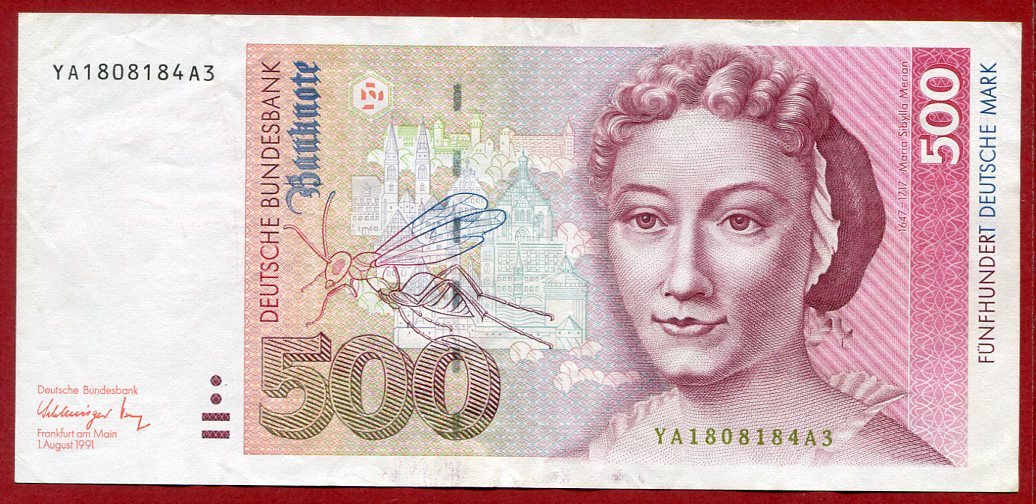 Bundesrepublik Deutschland, FRG, Germany 500 DM Deutsche Mark BRD BRD ...