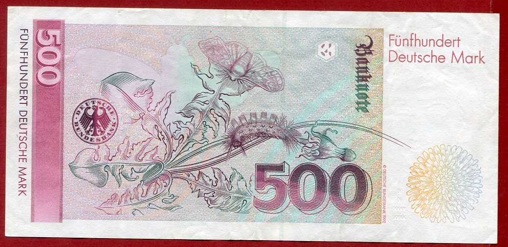 Bundesrepublik Deutschland, FRG, Germany 500 DM Deutsche Mark BRD BRD ...