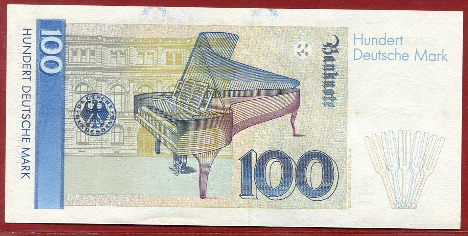 BRD,Deutsche Bundesbank Germany FRG 100 DM Deutsche Mark 1989 Clara ...