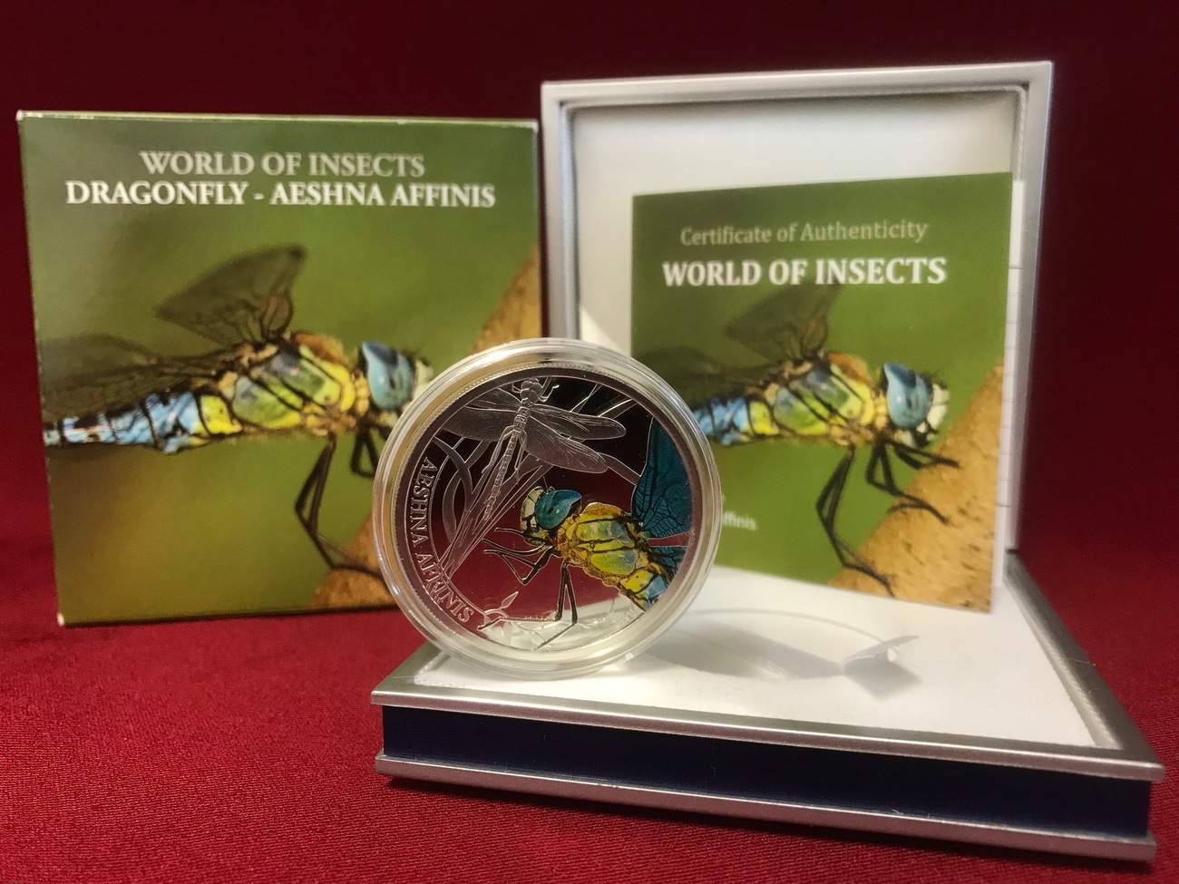 Republic of Palau 2 Dollars Silver 2010 World of Insects - Dragonfly ...
