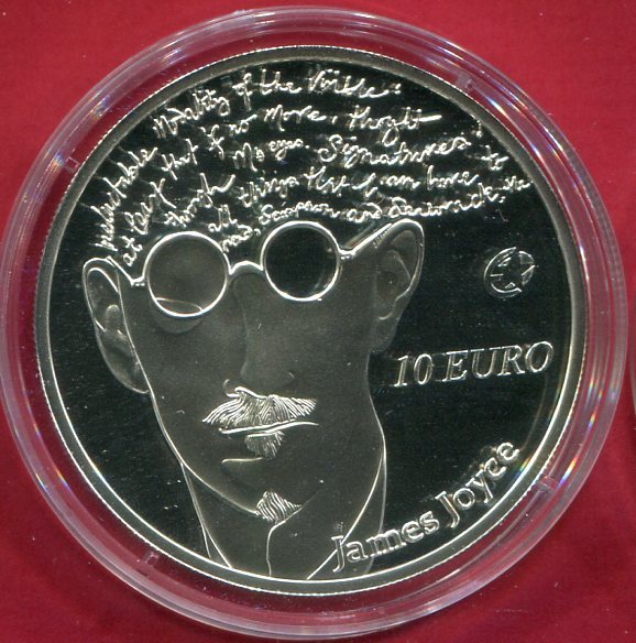 Irland 10 Euro Silber 2013 James Joyce proof | MA-Shops