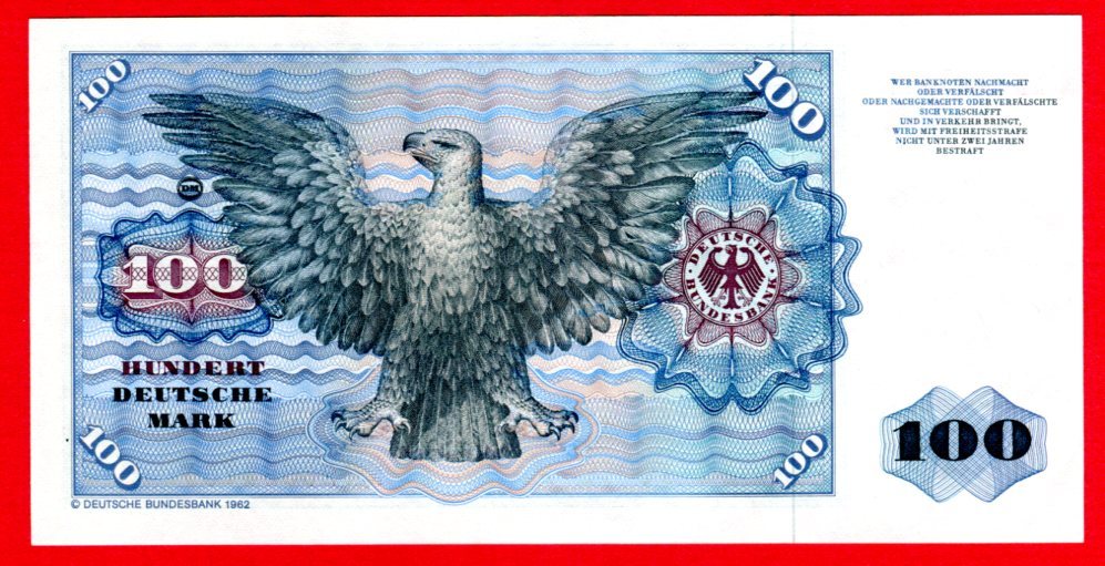 BRD, Deutsche Bundesbank 100 DM 100 Deutsche Mark 2.1.1980 I | MA-Shops