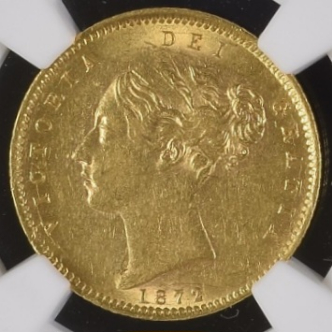 Australien Australia 1/2 Sovereign 1872 S Queen Victoria - Young Head ...