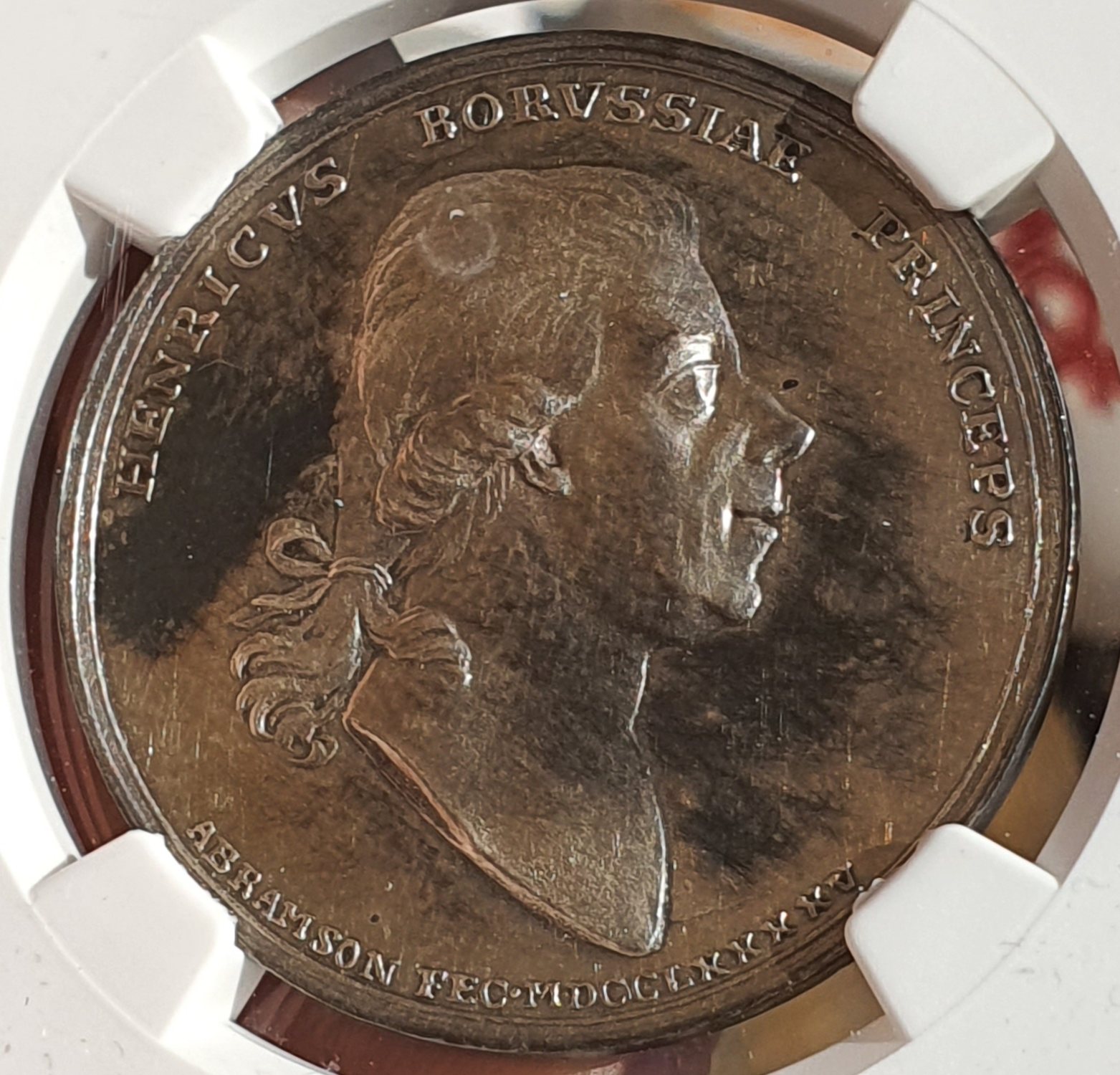 GERMANY Preußen SILVER Silbermedaille 1795-DATED Friedrich Wilhelm II ...