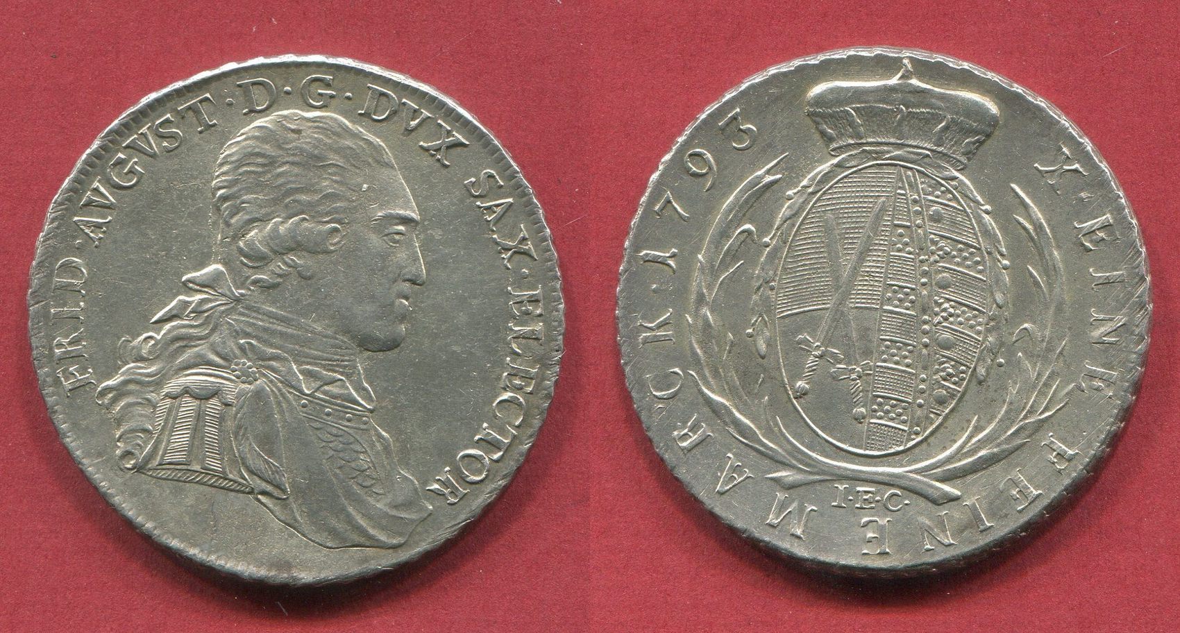 GERMANY Sachsen Taler 1793 Friedrich August III. Kurfürst Elector USA ...