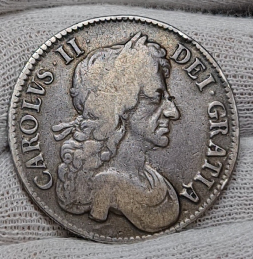 England Großbritannien Crown 1679 Charles II. 1660 - 1685 f/vf good ...