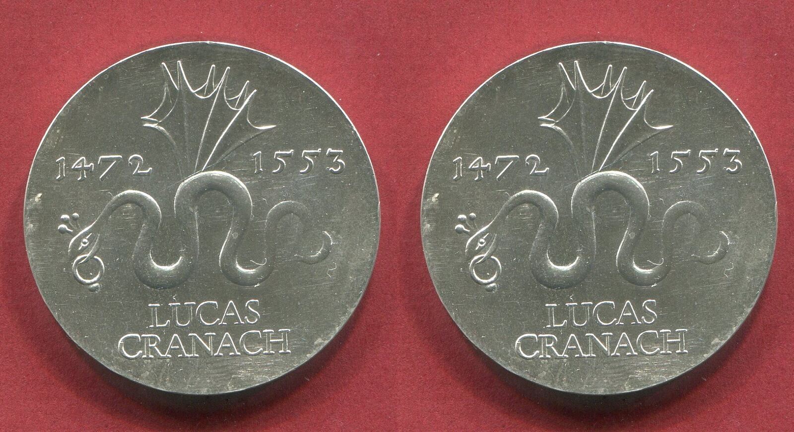 Deutsche Demokratische Republik 20 Mark Gedenkmünze 1972 500 ...