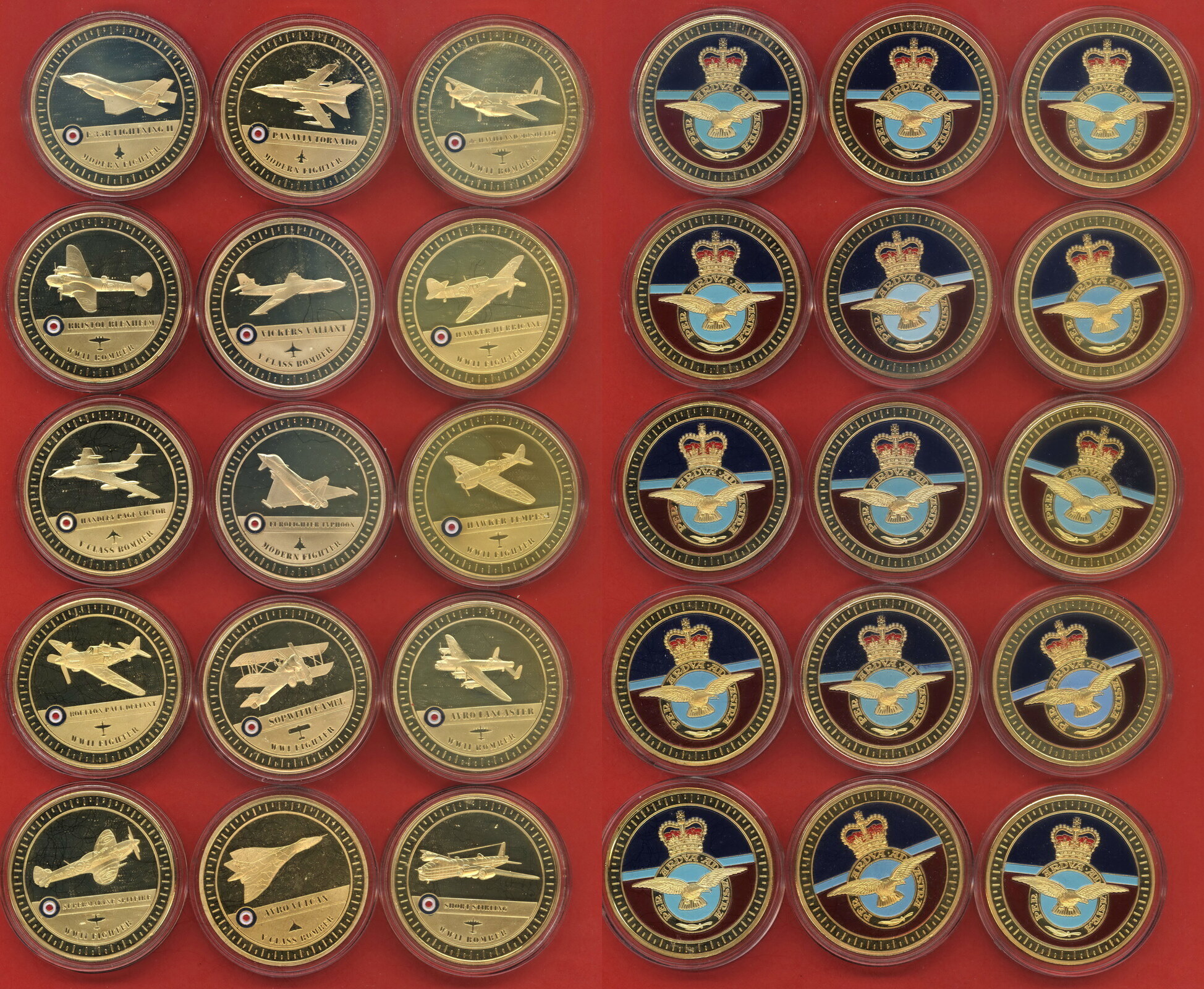 Großbritannien Aircraft of the RAF Commemorative Collection Proof | MA ...