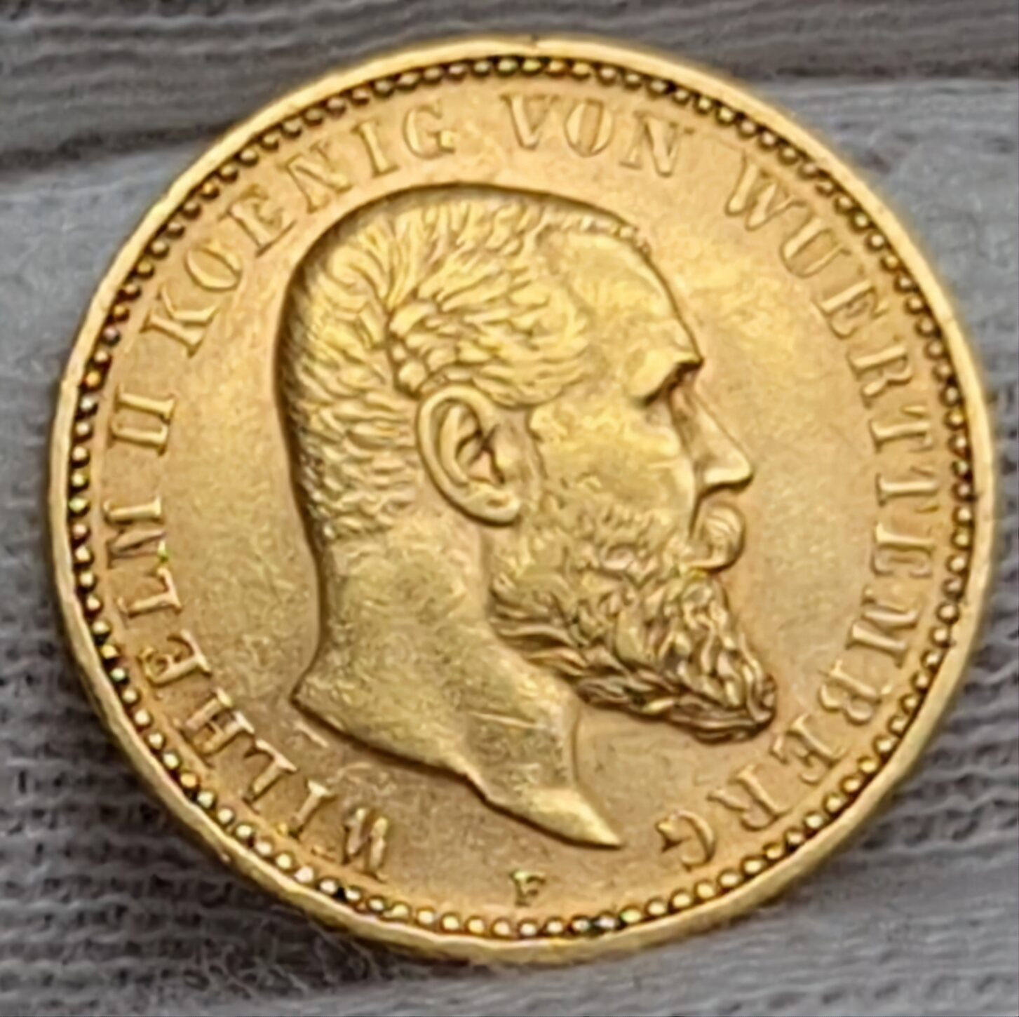 Württemberg Kaiserreich Deutschland Germany 10 Mark Gold 1903 König ...