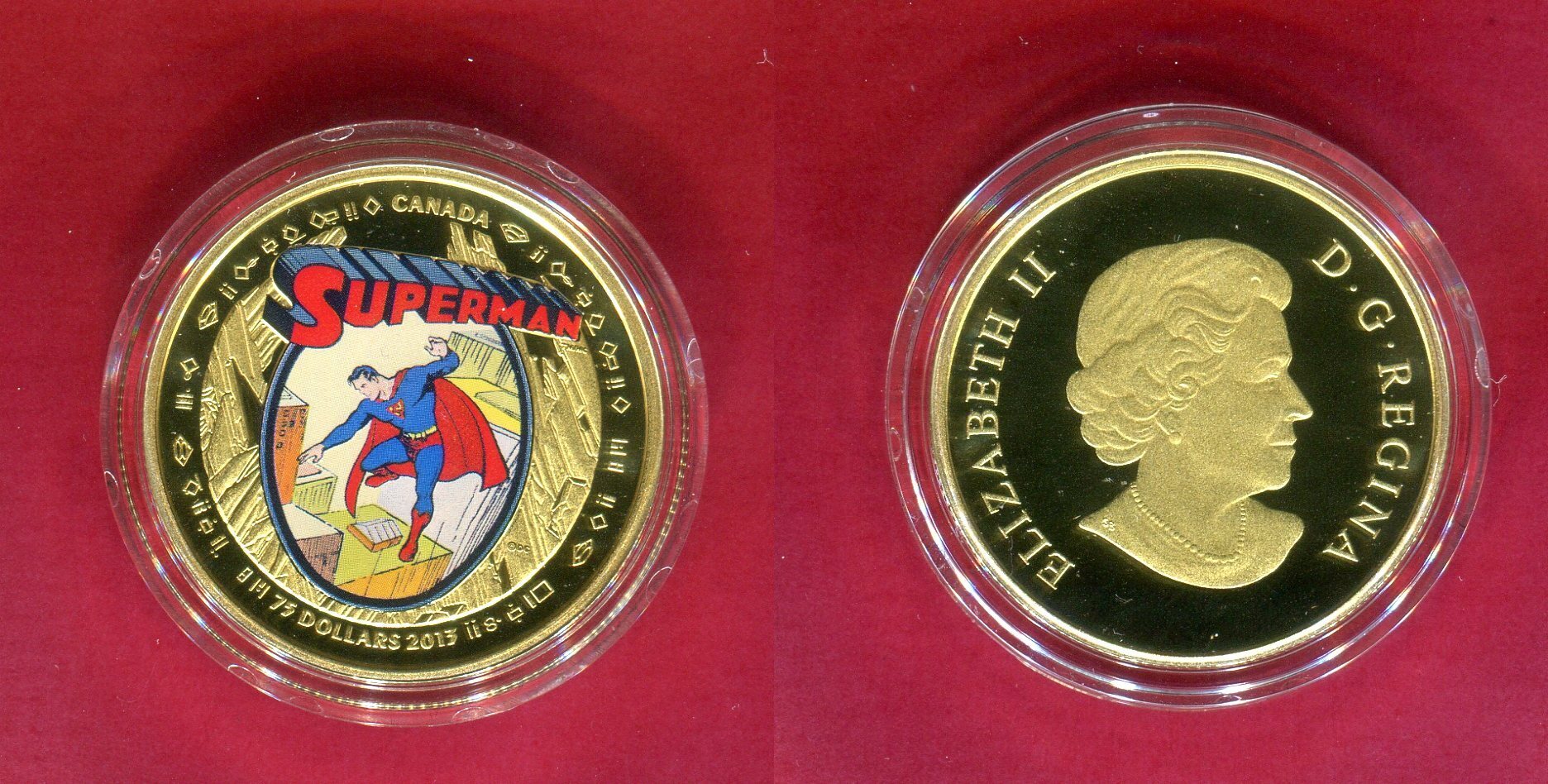 Kanada Canada 75 Dollars Goldmünze 2013 Superman - The Early Years ...