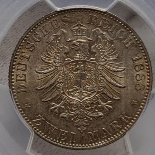 Germany Deutschland Preußen Prussia 2 Mark 1888 - A Friedrich III ...