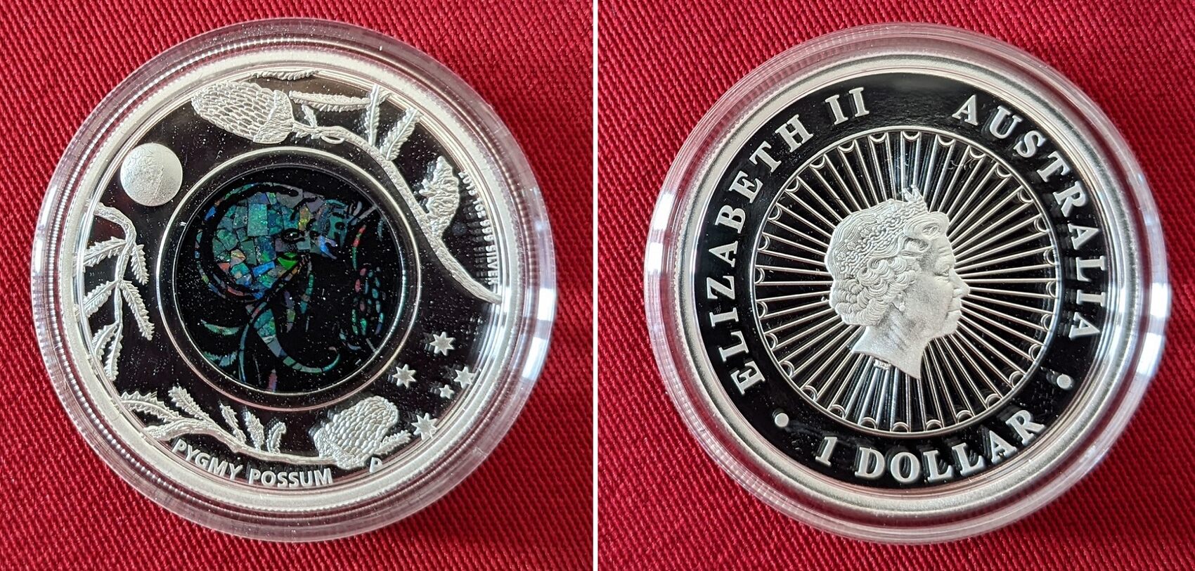 Australien 1 Dollar Silbermünze 2013 Australian Opal Series - The Pygmy ...